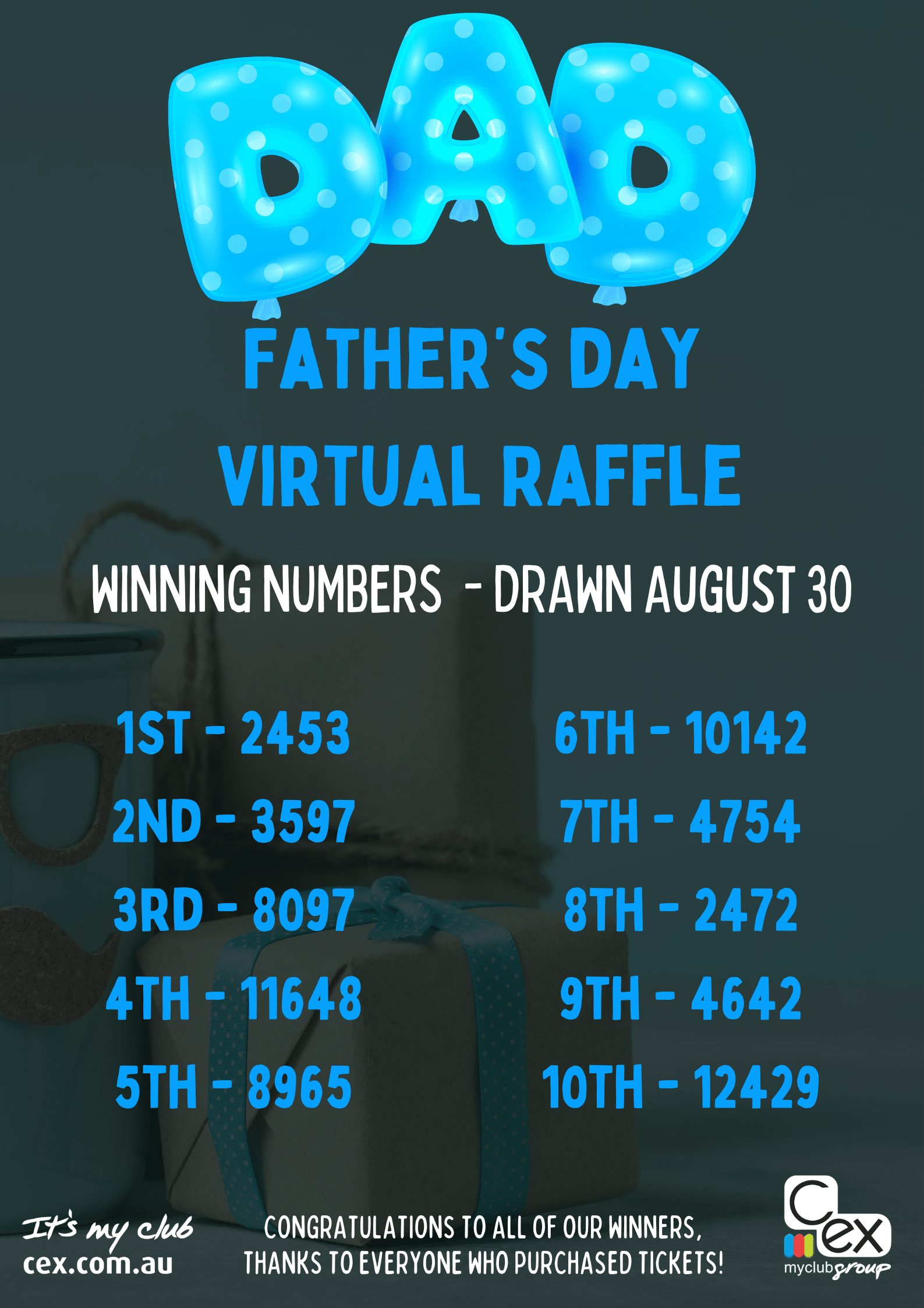 Father's Day Virtual Raffle - C.ex Group